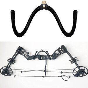 AUXPhome Bow Display Wall Hanger Wall Mount Storage Rack to Display Your Bow, Metal, Adjustable Size, Up to 20Lbs - No Bow