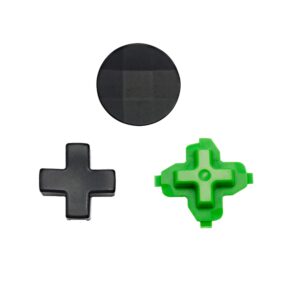 magnetic metal directional pads kits, d-pads (faceted & standard) replacement parts for elite series 2 controller, xbox one elite controller, xbox one, xbox one s/x controllers (black)