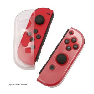 Mcbazel Dobe Transparency Soft TPU Protective Cover Case for NS Switch/Switch OLED Joy-con Controllers