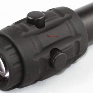 Vector Optics Rubber Armored 3X Magnifier Holographic Red Dot Sight Scope Flip to Side QD Weaver Mount Color Black