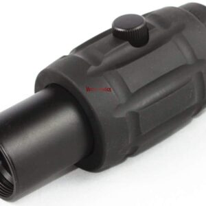 Vector Optics Rubber Armored 3X Magnifier Holographic Red Dot Sight Scope Flip to Side QD Weaver Mount Color Black