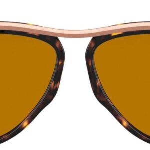 Ray-Ban RB2219 Olympian Aviator Sunglasses, Havana/B-15 Brown, 59 mm