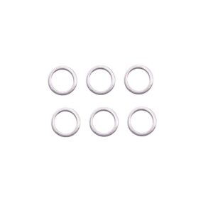 6 Pcs 90430-14M09-00 90430-14228-00 Engine Oil Drain Plug Gasket for Yamaha Outboard F100 F115 F150 F15