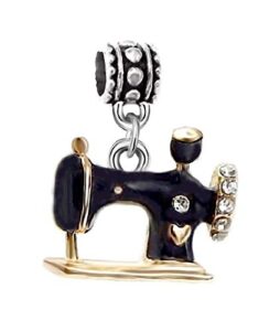 labenie dangle black sewing machine charm