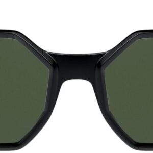 Ray-Ban Rb4337 Square Sunglasses, Black/Dark Green, 59 mm