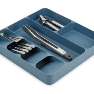 Joseph Joseph DrawerStore Kitchen Drawer Organizer Tray for Cutlery Utensils and Gadgets, One-size, Blue