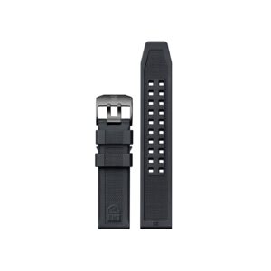 luminox men's black 3050 navy seal colormark series rubber watch band