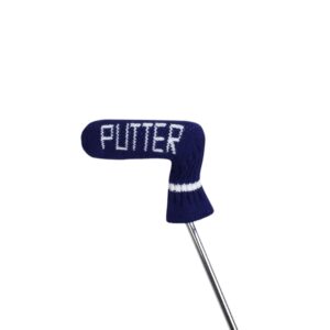 Scott Edward Blade Putter Cover Knitted, 1 Piece in Pack, Fits Golf Blade Putters Cute and Soft