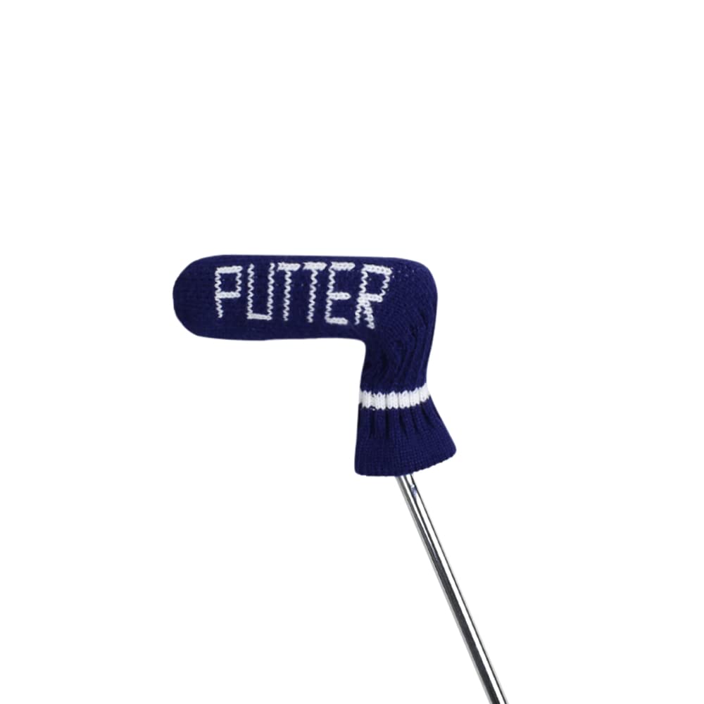 Scott Edward Blade Putter Cover Knitted, 1 Piece in Pack, Fits Golf Blade Putters Cute and Soft