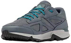 columbia women's vitesse fasttrack waterproof, graphite/dusty green, 7