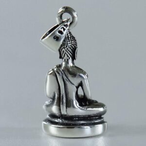 VY JEWELRY BUDDHA - Solid 925 Sterling Silver Pendant - Made in Thailand