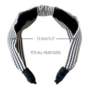 4PC Handmade Braid Headband Cloth Cross Knot Elastic Hair Hoop Sweet Wide Hairband for Women Girls