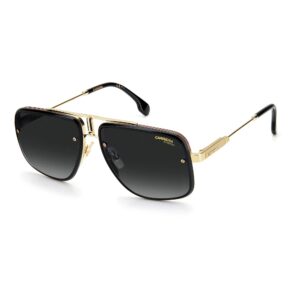 carrera modern standard sunglasses, rhl/9o gold black, 59