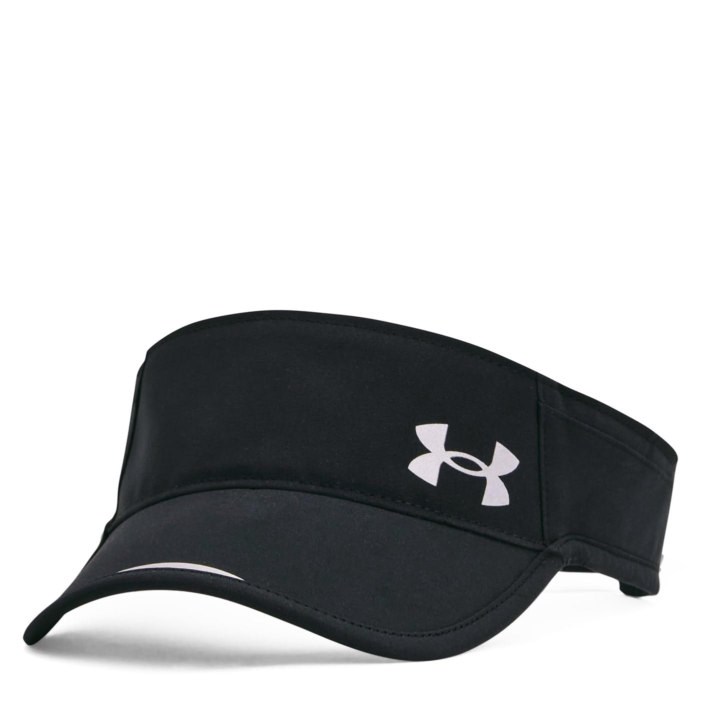 Under Armour Launch Run Visor, Black (001)/Reflective, One Size Fits Most