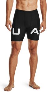 under armour football 7v7 shorts, black (001)/white, xx-large