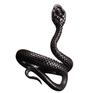 snake ring animal punk vintage ring for men women retro opening adjustable ring