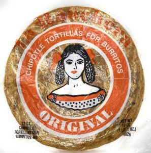 la ranchera 8 inch chipotle tortillas 12 ct, real chipotle flavor for burritos, small wraps, quesadillas, breakfast tacos (pack of 3)