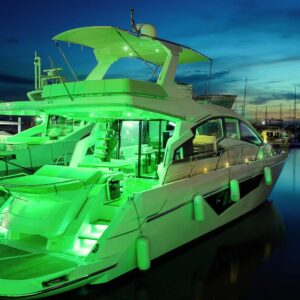 Obcursco Pontoon LED Light Strip, Waterproof Marine LED Light Boat Interior Light Boat Deck Light for Night Fishing. Ideal for Pontoon and Fishing Boat (Green)