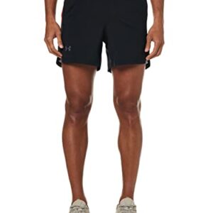 Under Armour Men's Launch 5-inch Shorts , Black (001)/Reflective , Medium