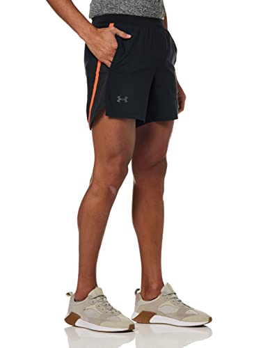 Under Armour Men's Launch 5-inch Shorts , Black (001)/Reflective , Medium