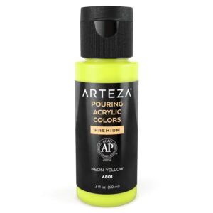 arteza artz-9655 art-paints, neon yellow