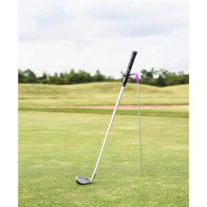 mobile pro shop v-shaped golf club stand keeps your clubs clean, dry & visible, made of highly durable stainless steel - easy to carry golf club holder