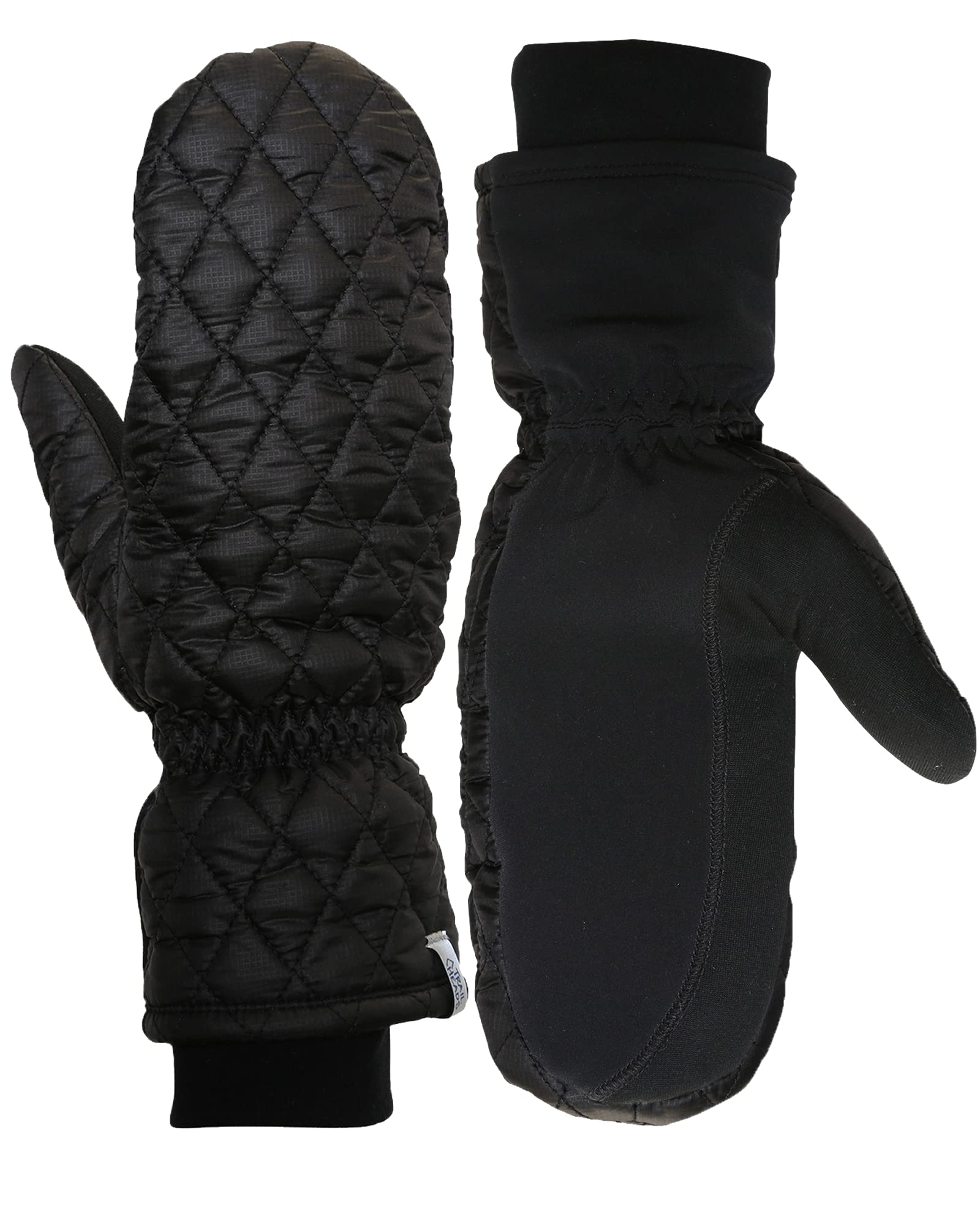 TrailHeads Touchscreen Quilted Running Mittens for Women | Insulated Hand Protection - Small