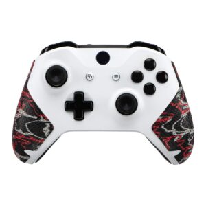 lizard skins dsp controller grip for xbox one controllers – xbox one compatible gaming grip 0.5mm thickness - pre cut pieces - easy to install – 10 colors (wildfire camo)