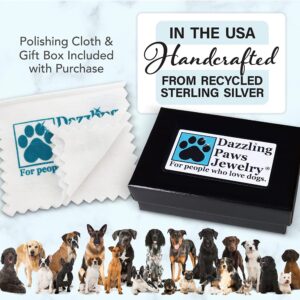 Dazzling Paws Jewelry Sterling Silver Rough Coat Collie Pendant Only