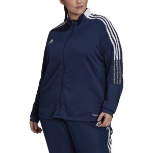 adidas womens tiro 21 track jacket team navy blue 1x