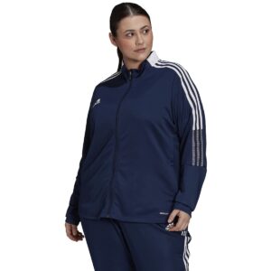 adidas womens Tiro 21 Track Jacket Team Navy Blue 1X