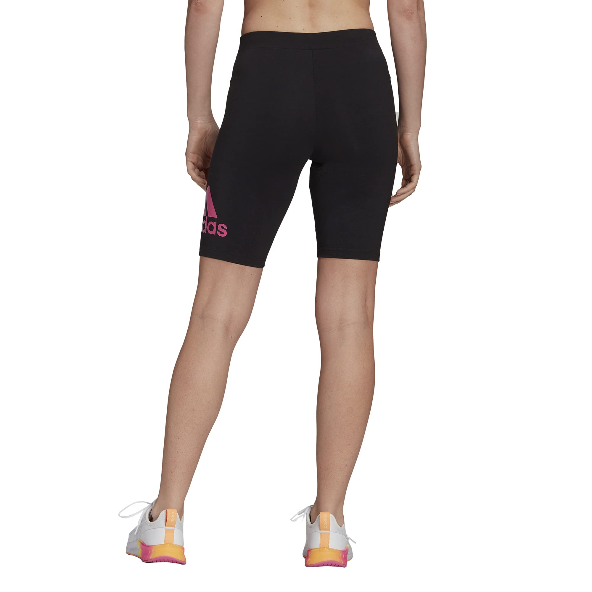 adidas Women's Gradient Logo Bike Shorts, Black, X-Small