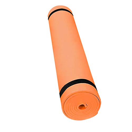 Tantisy ◢ 1/2-Inch Extra Thick High Density Exercise Yoga Mat for Men & Women - Non Slip Exercise Mat for Yoga, Pilates, Stretching, Floor & Fitness Workouts