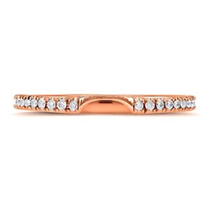 Kobelli Notched Diamond Wedding Band 1/8 CTW in 14k Gold - 7.5 / yellow-gold