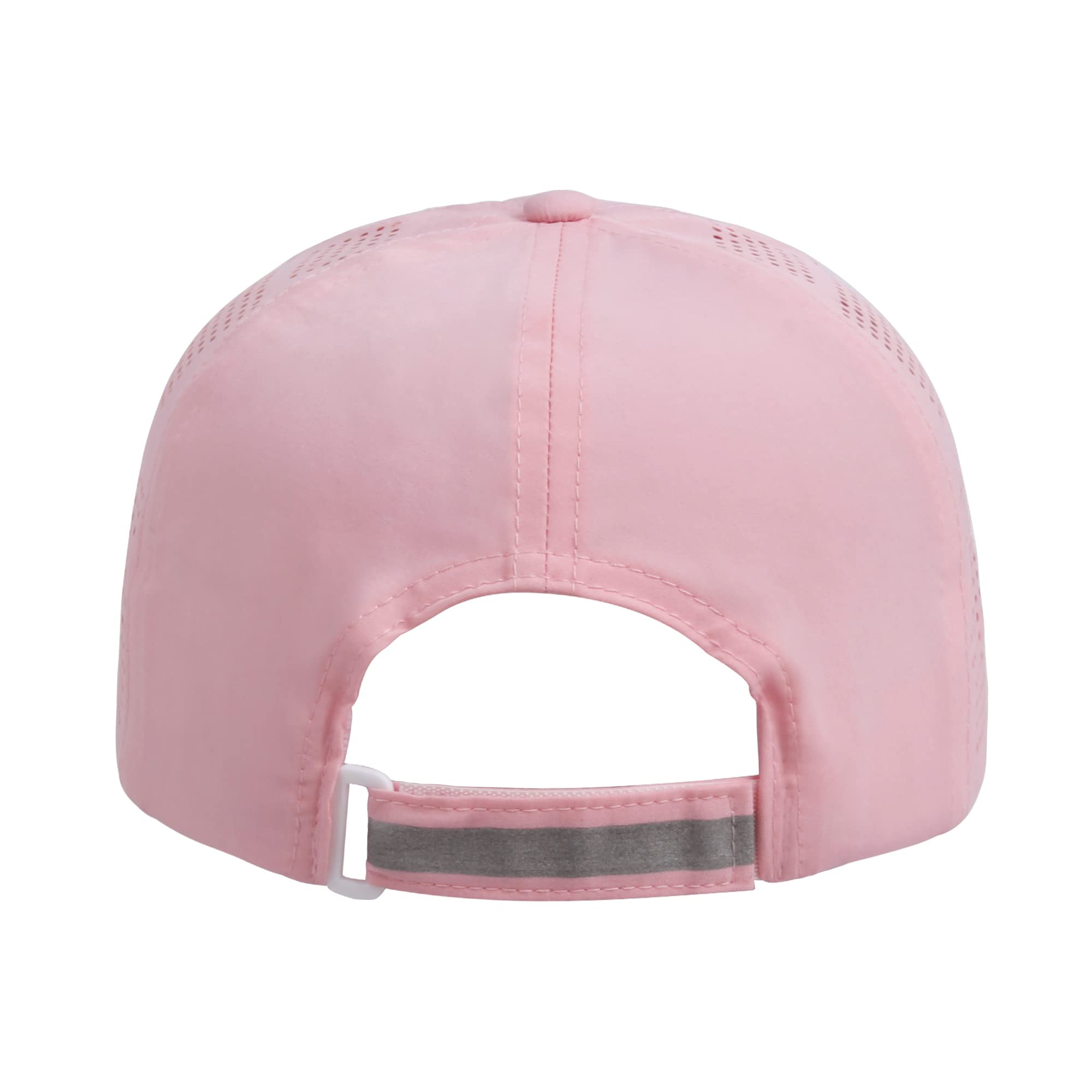 Women Quick Drying Baseball Cap Sun Hats Mesh Lightweight UV Protection for Outdoor Sports - Multiple Colors (#1 Light Pink)