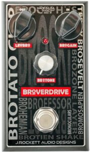 j. rockett audio designs broverdrive overdrive pedal