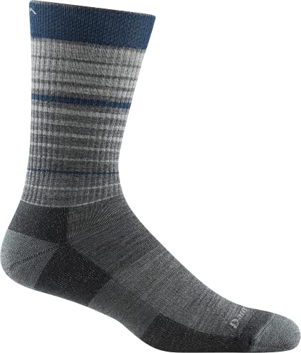 Darn Tough Frequency Crew Lightweight Sock with Cushion - Men's Gray X-Large