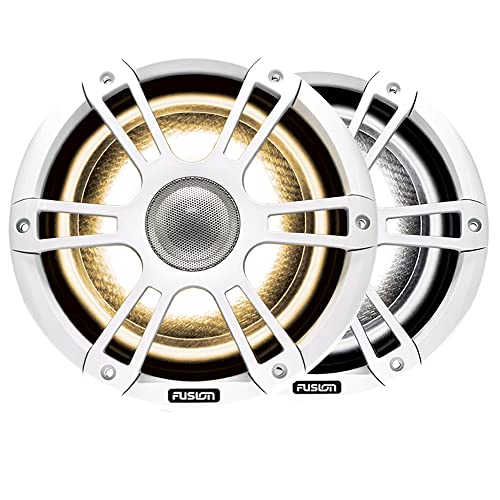 Garmin Fusion Signature Series 3, SG-FL772SPW Sports White 7.7-inch Marine Speakers, with CRGBW LED Lighting, a Brand