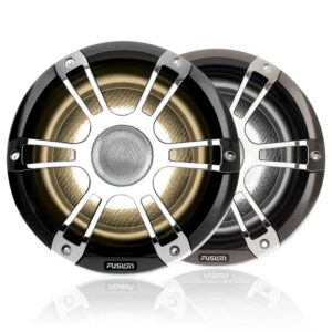 garmin fusion signature series 3, sg-fl882spc sports chrome 8.8-inch marine speakers, with crgbw led lighting, a brand