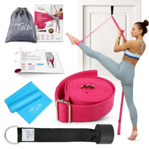 premium door leg stretcher: stretching with leg flexibility trainer, dance stretching equipment: splits trainer bands for stretching in ballet, cheerleading, gymnastics, cheer dancers stuff, door stretch strap