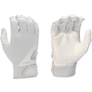 easton | fundamental fastpitch softball batting gloves | adult x-large | white