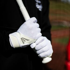 Easton | FUNDAMENTAL Fastpitch Softball Batting Gloves | Adult X-Large | White