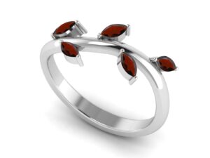 shine jewel 925 sterling silver garnet gemstone 925 sterling silver wedding anniversary ring for women (12)