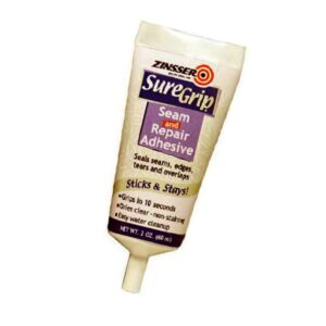 seam & repair adhesive tube, 2-ounce, product dimensions: 5.38 x 2.25 x 1.38 inches