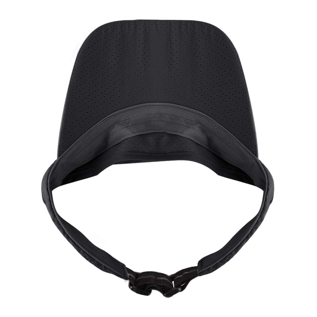 Sun Visor for Women Men, Quick Dry Mesh Sun Hat UV Protection Sports Headband Athletic Sportswear Running Hat Unisex Adults Outdoor Tennis Golf Tennis Baseball Cap Hiking Fishing Sun Visor Hats Black