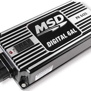 MSD Digital 6AL Ignition Control Box, Black, Part #MSD-64253, 11,000 RPM Range