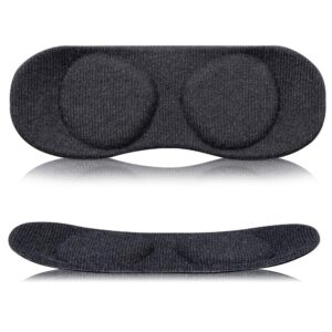 smarther vr cover for oculus quest 2/ oculus quest, oculus lens protect cover, dust proof, anti-scratch. black.