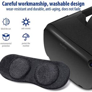 SmartHer VR Cover for Oculus Quest 2/ Oculus Quest, Oculus Lens Protect Cover, Dust Proof, Anti-Scratch. Black.