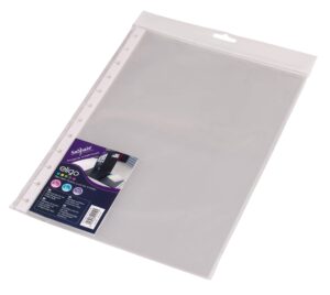 snopake eligo a4 reorganiser display book refill pockets [pack of 20] ref: 15866