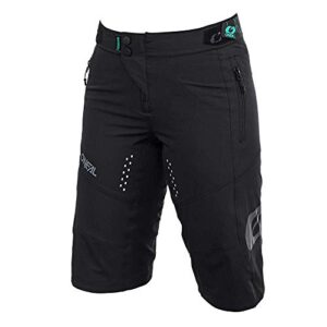 o'neal women's standard soul mtb shorts, black, small